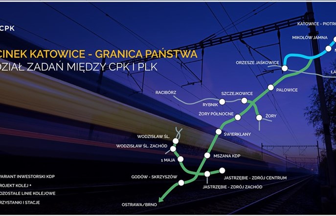 Linia Katowice – granica państwa. Spółka CPK współpracuje z gminami ...